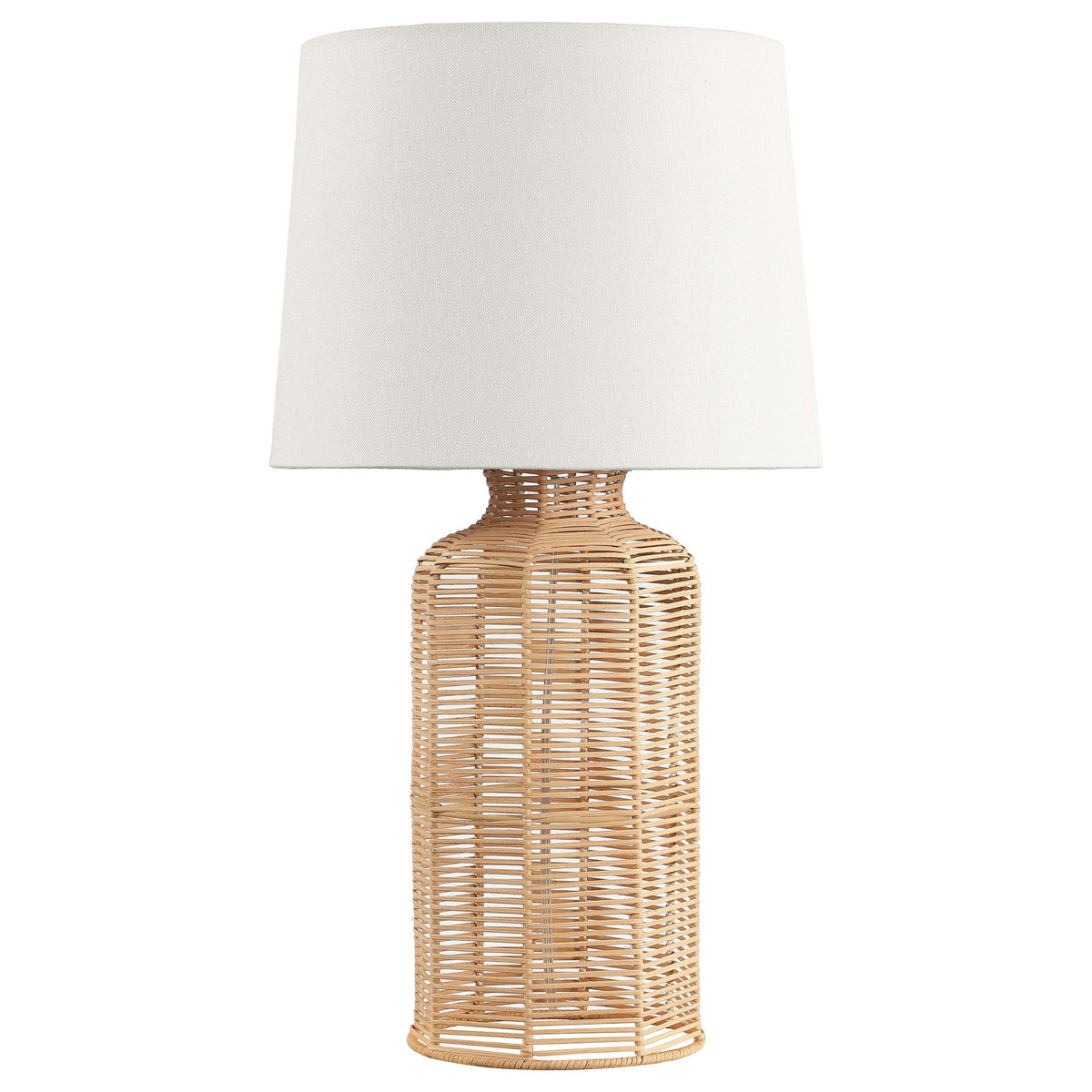 Nairobi Natural Empire Shade Handwoven Rattan Table Lamp – Luna Furniture