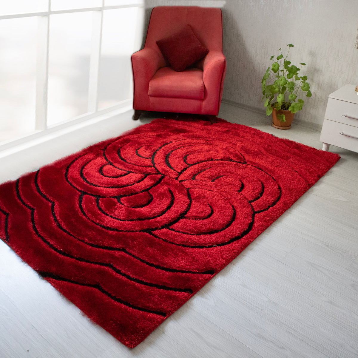 Red Area Rugs 5x7null