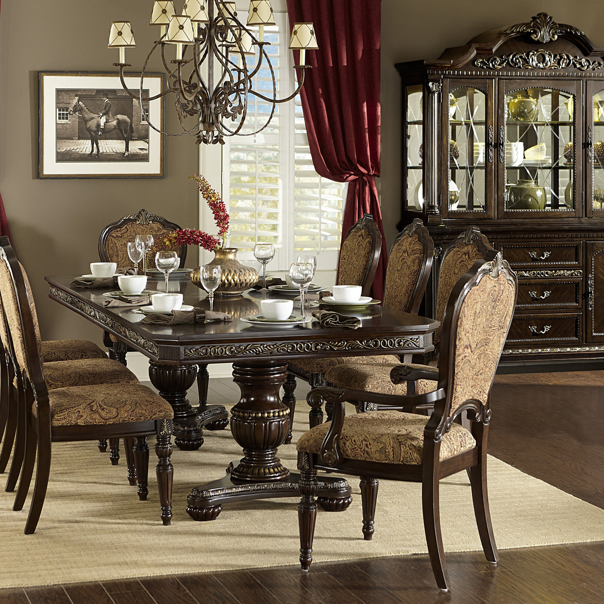 fancy dining room table sets