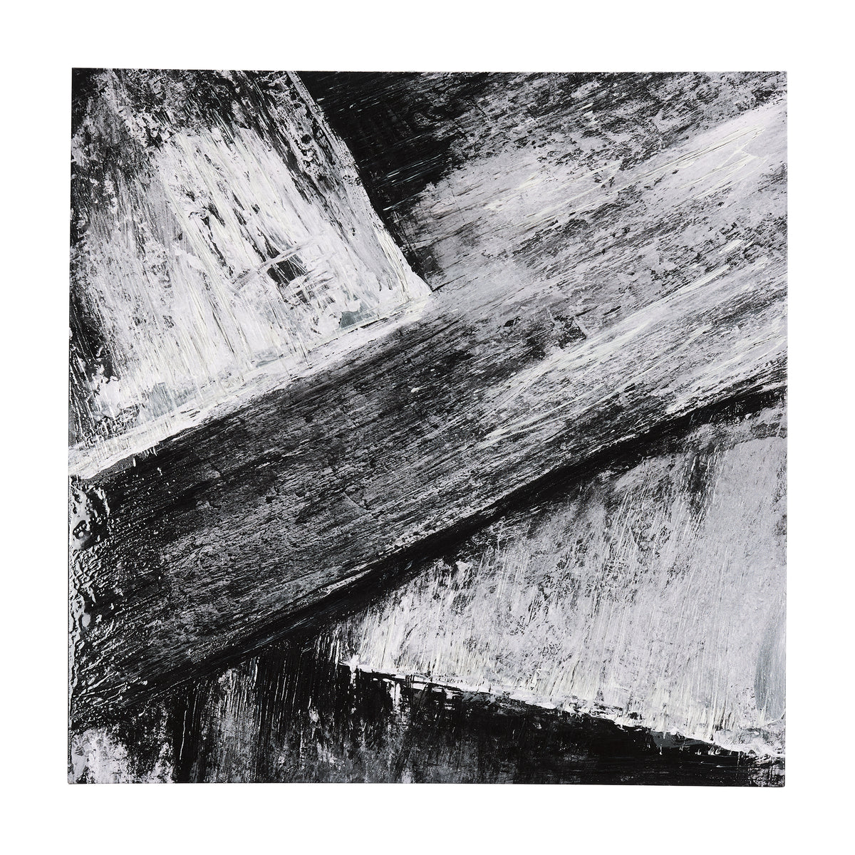 Black Composition I by Mercana Studio a Hand Embellished Textured Canv ...