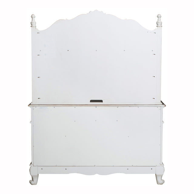 Cinderella Antique White Writing Desk – Luna Furniture