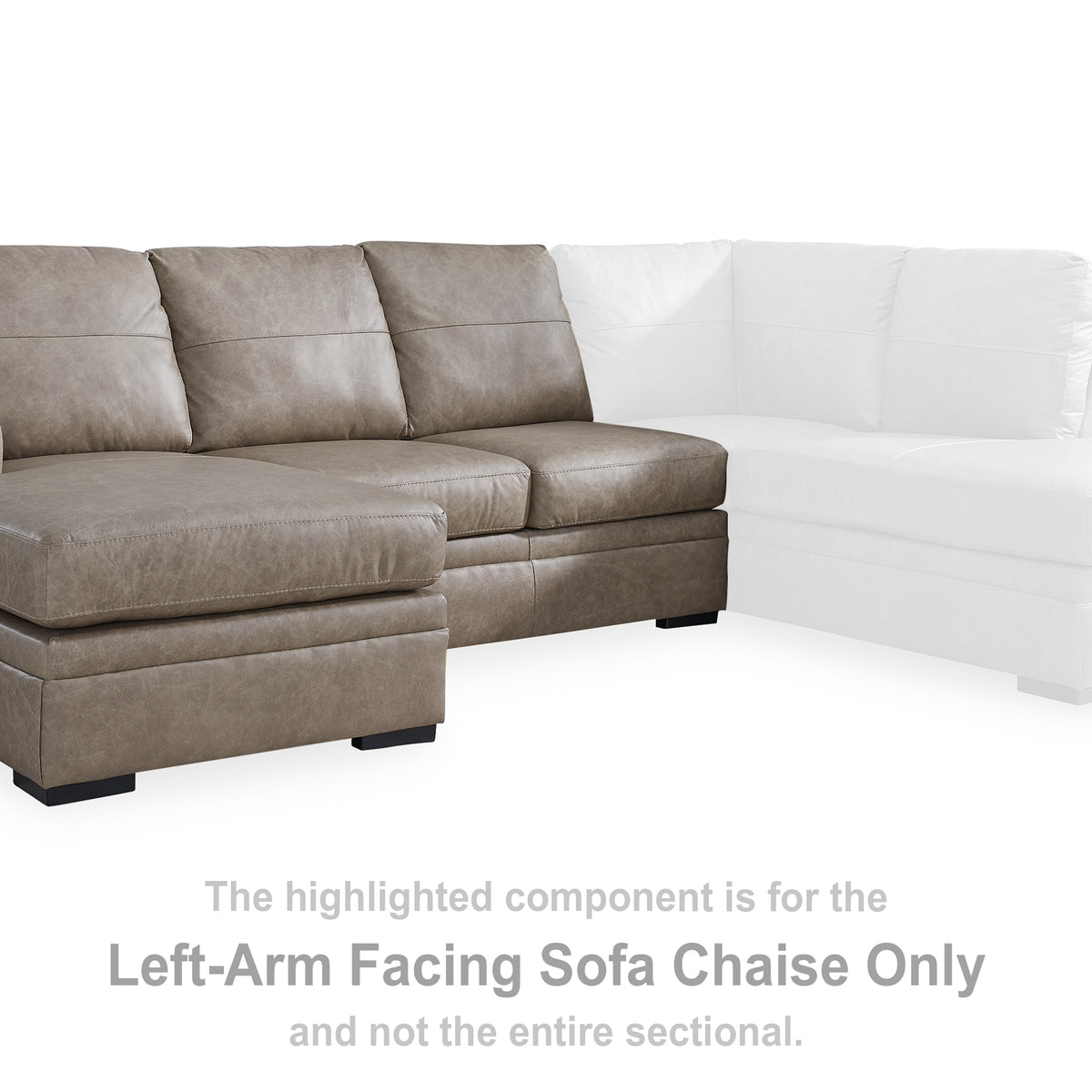 Ashley Amuleto Desert Left-Arm Facing Sofa Chaise – Luna Furniture