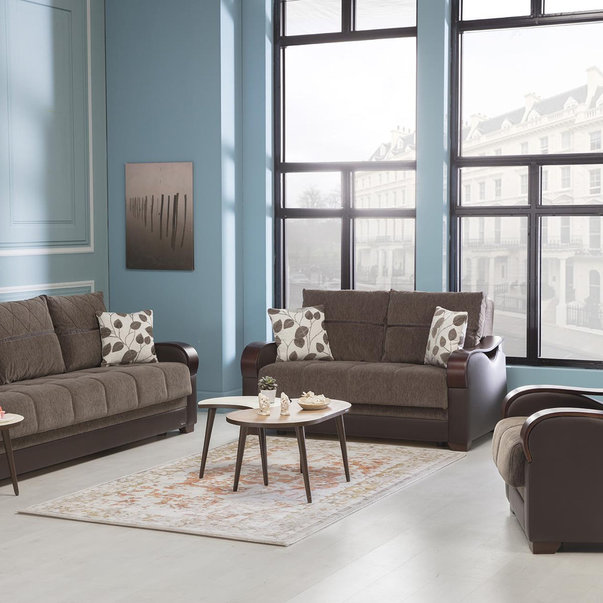 Bennett Armoni Brown Living Room Set – Luna Furniture