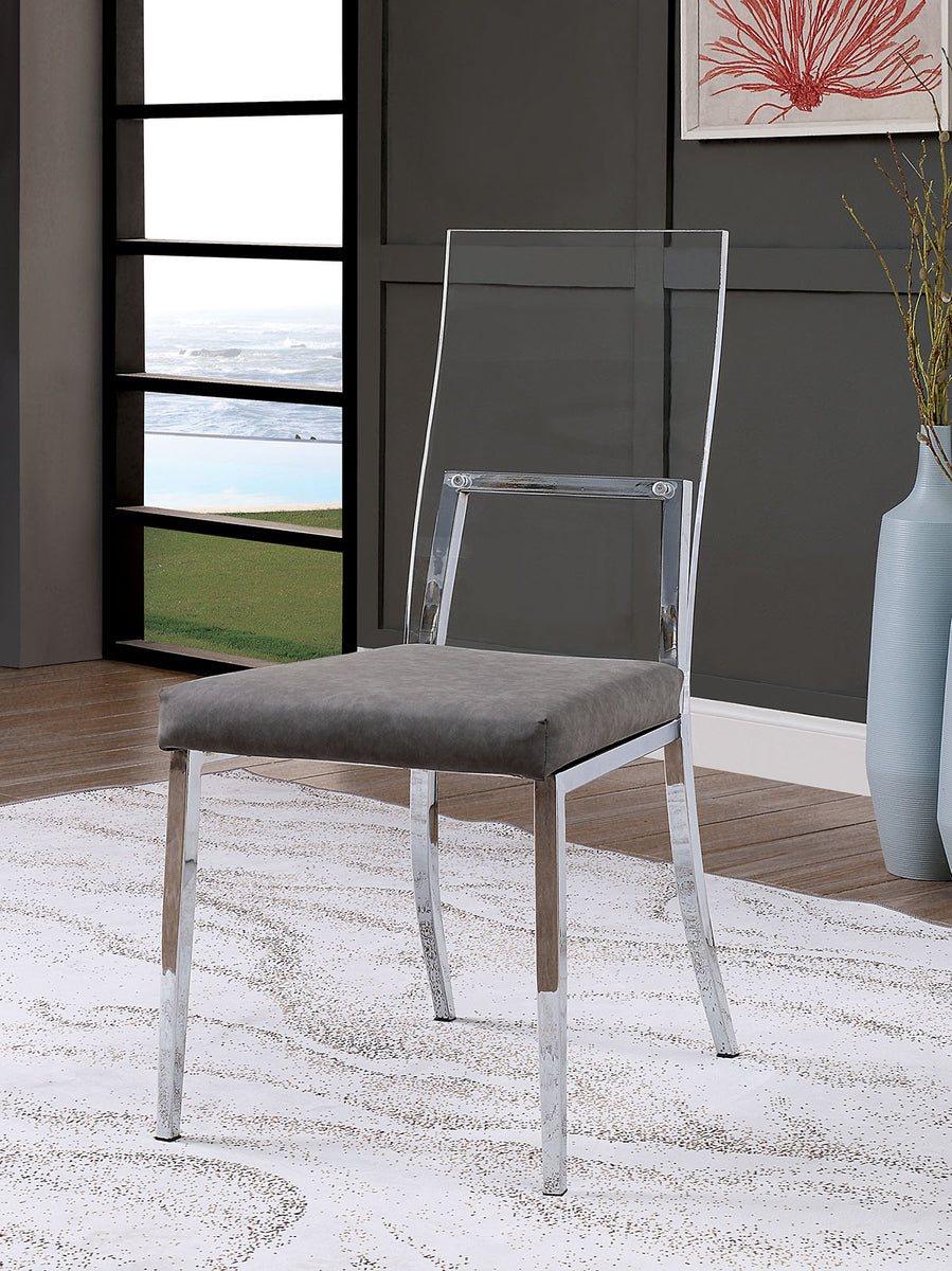 Casper Chrome Side Chair – Luna Furniture