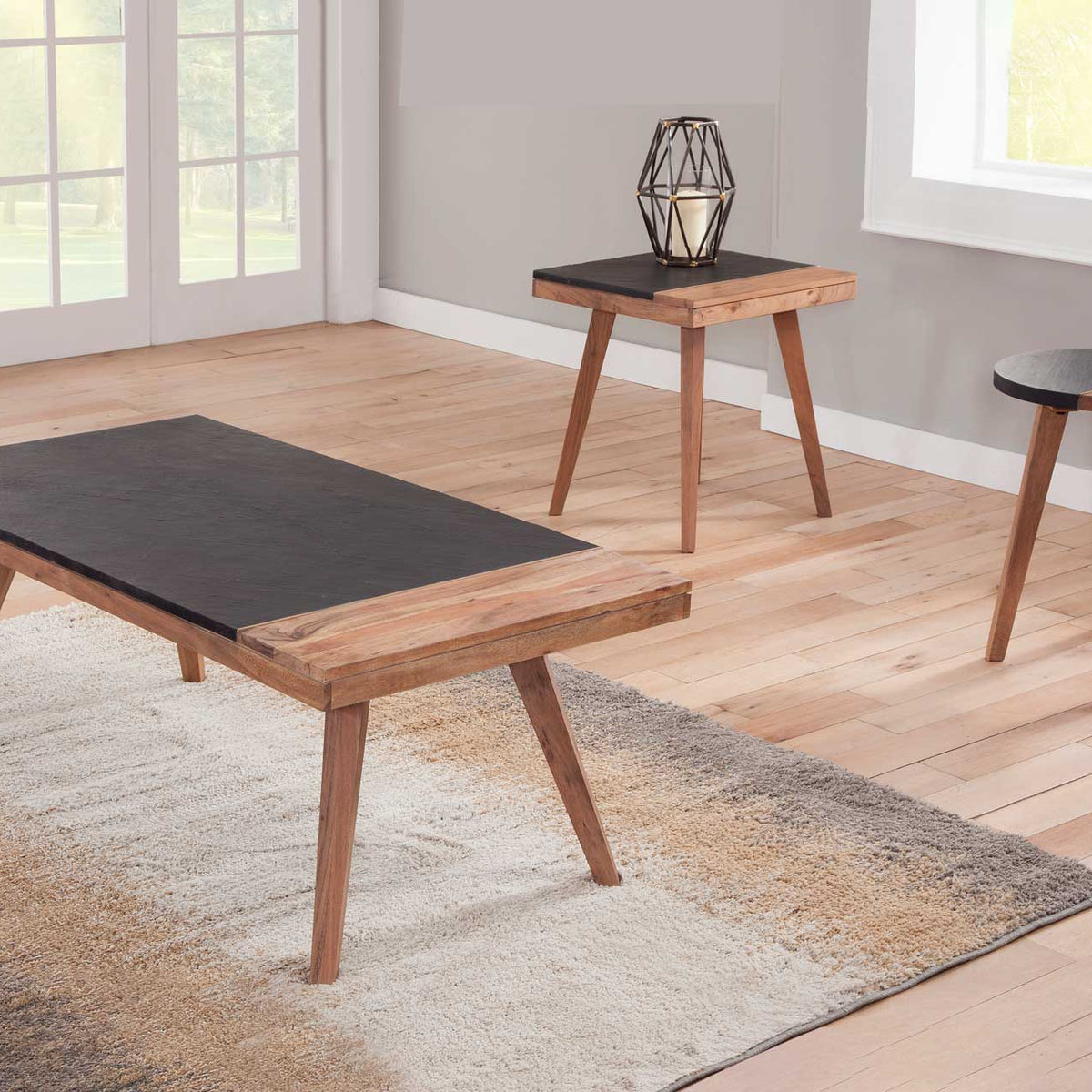 Caspian 3-Piece Occasional Set(Cocktail Table & 2 End Tables) – Luna ...