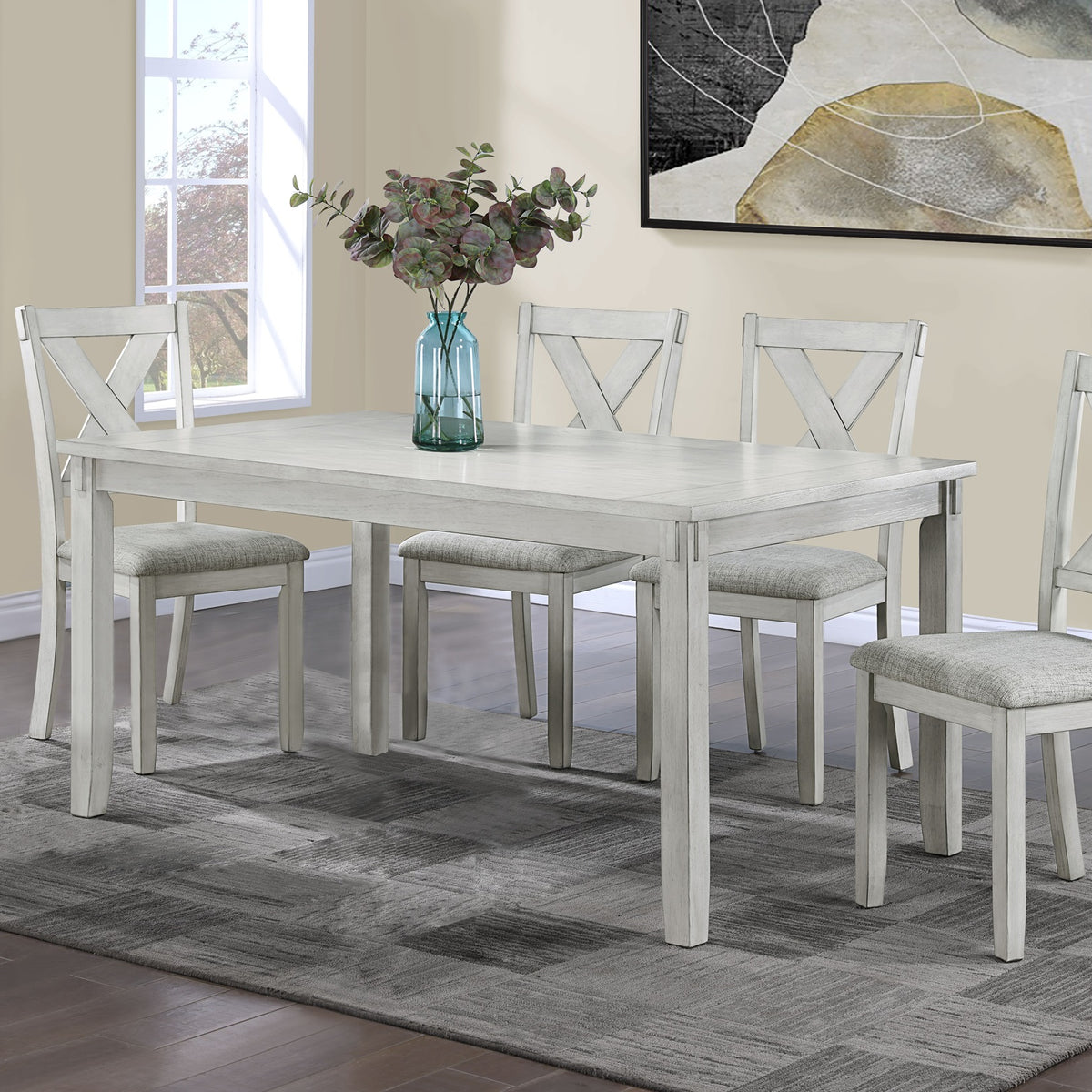 Clara 5-Pk Dt, D.Wood Color, Tb+Ch - Luna Furniture