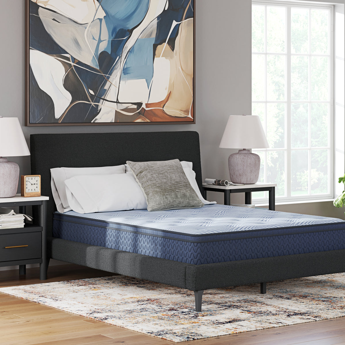 Dellyn 12 Hybrid Light Blue Twin Mattress – Luna Furniture