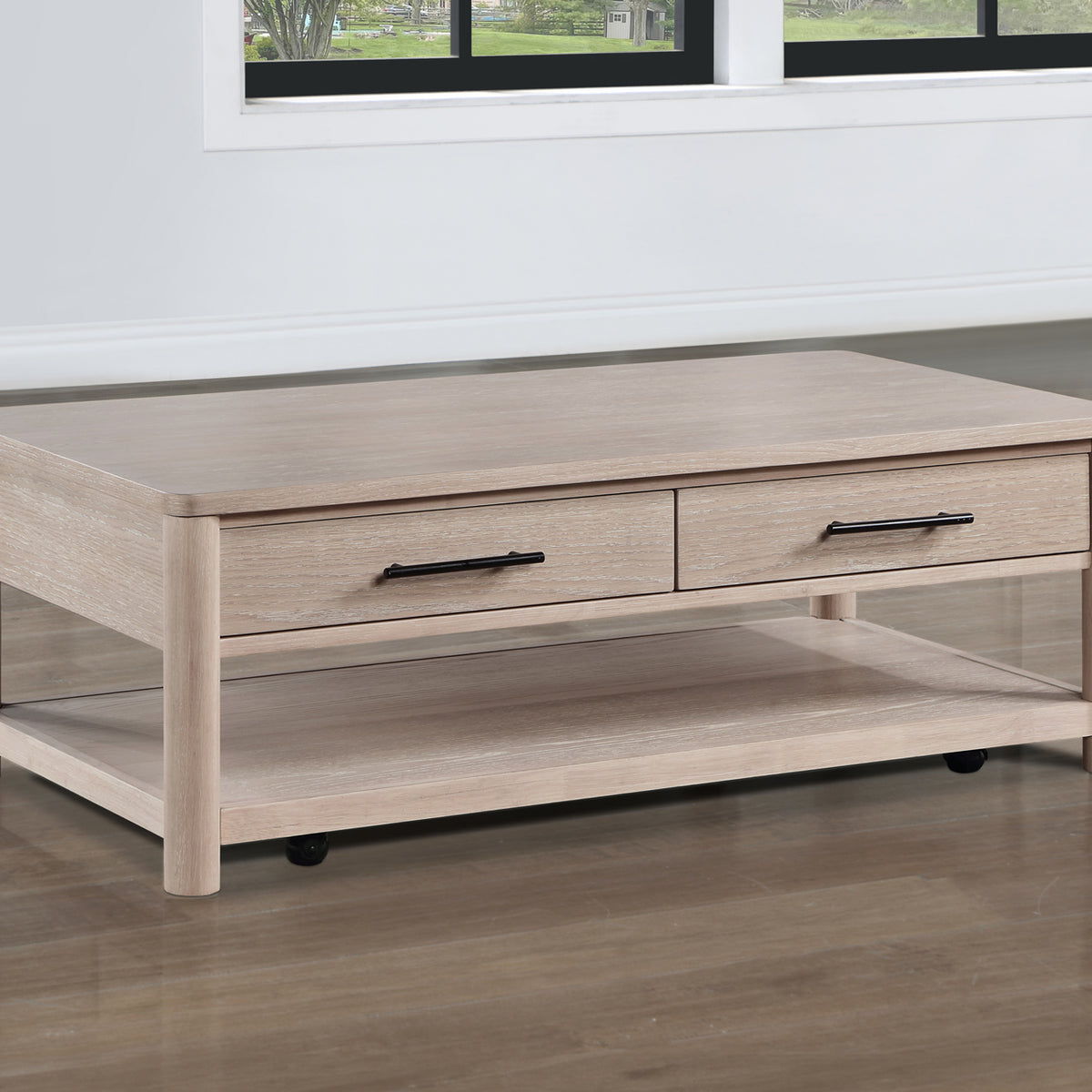 Gabby Coffee Table w/Casters – Luna Furniture