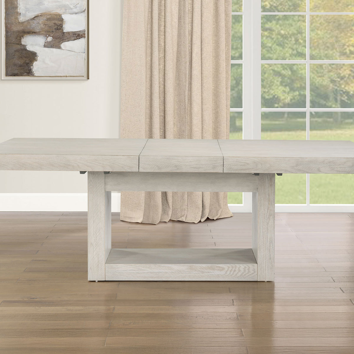 Garland Greige Finish Extendable Dining Table – Luna Furniture