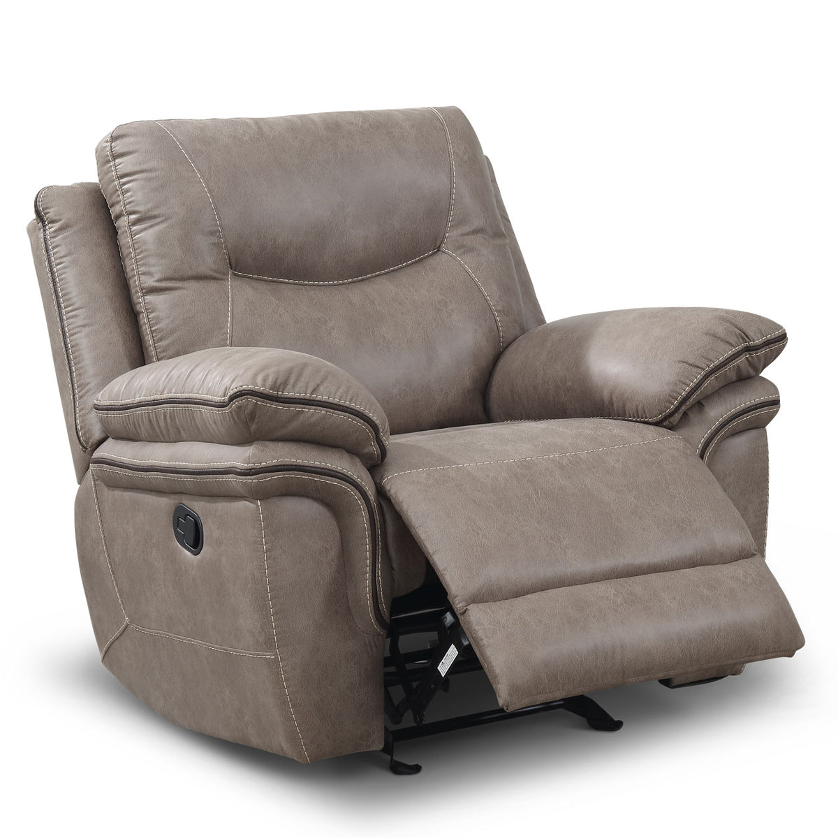 Isabella Sand Manual Glider Recliner – Luna Furniture
