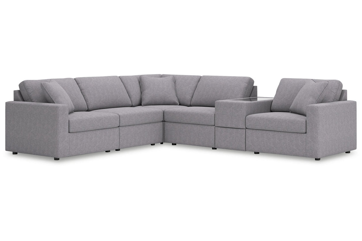 Modmax Granite 6-Piece Sectional 92104S7 – Luna Furniture