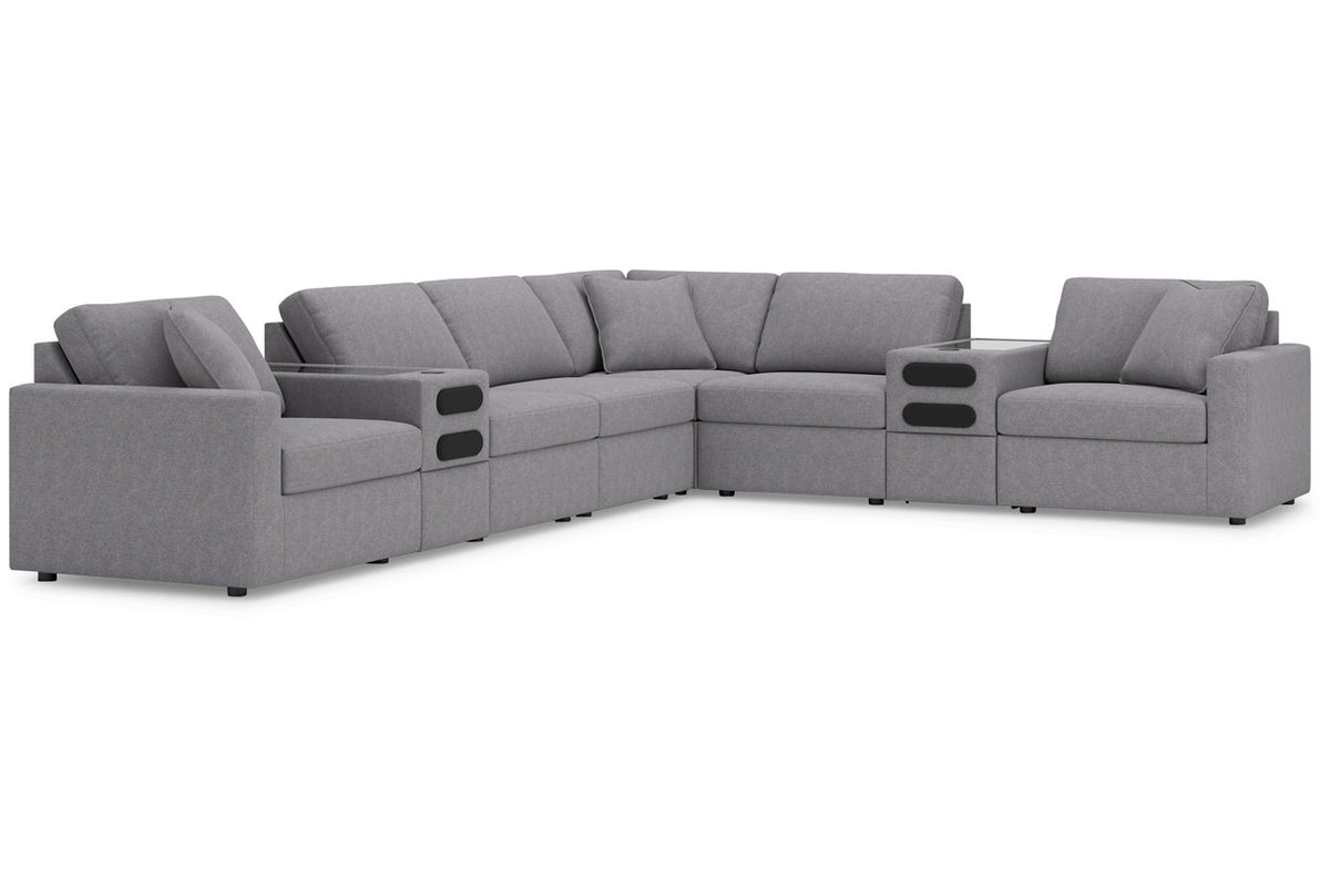 Modmax Granite 8-Piece Sectional 92104S16 – Luna Furniture