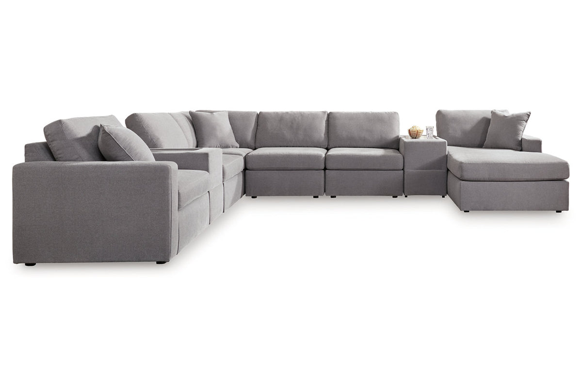 Modmax Granite 8-Piece Sectional with Chaise – Luna Furniture