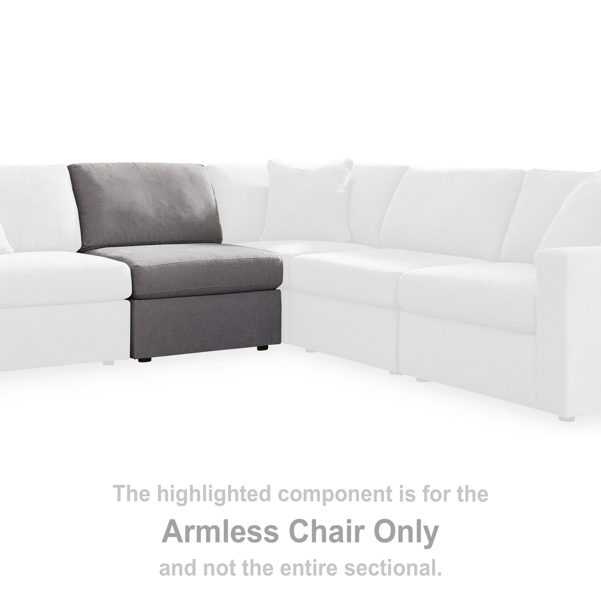 Modmax Granite Armless Chair – Luna Furniture