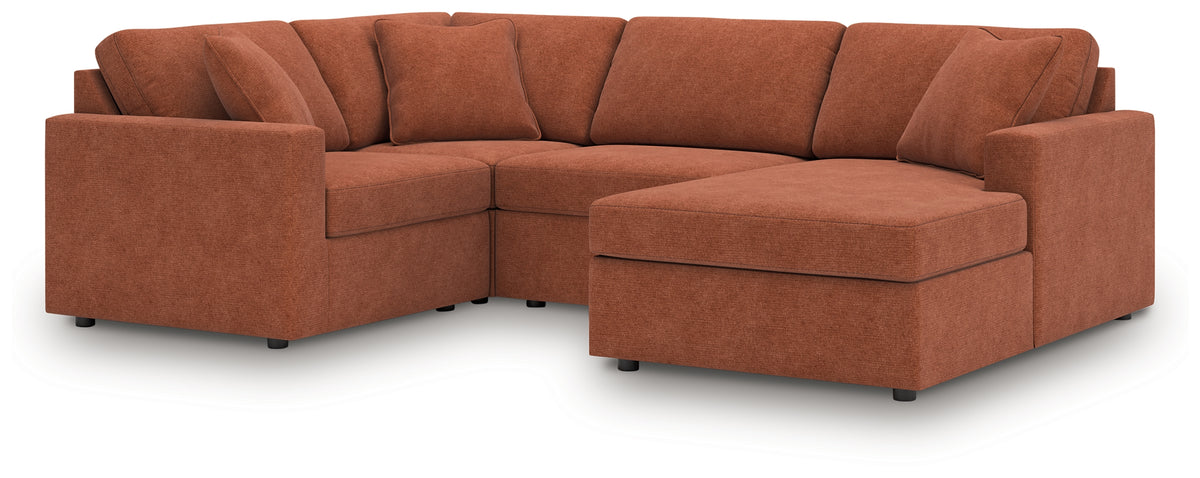 Modmax Spice 4-Piece Sectional with Chaise – Luna Furniture