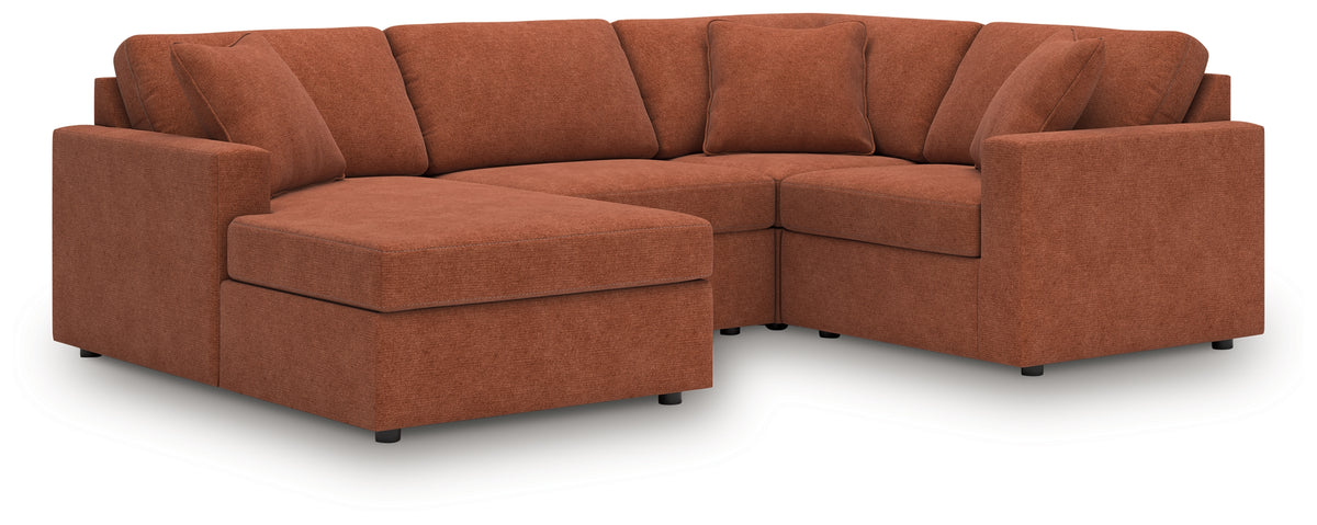 Modmax Spice 4-Piece Sectional with Chaise – Luna Furniture
