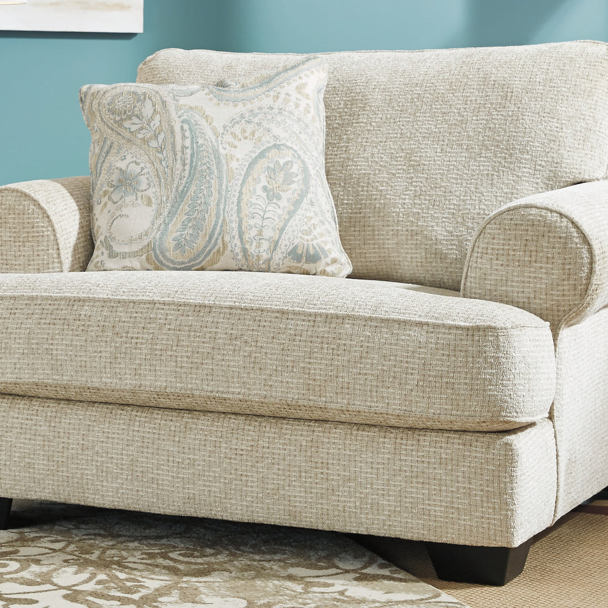 Monaghan Sandstone Oversized Chair – Luna Furniture