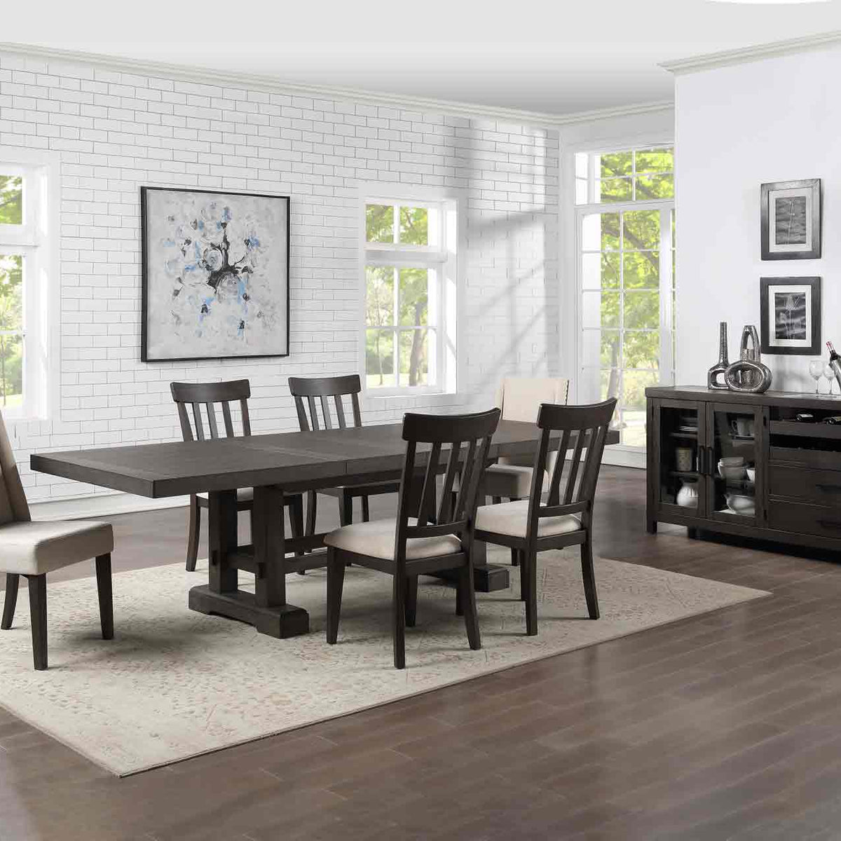 Napa Dusky Cedar Dining Room Set – Luna Furniture