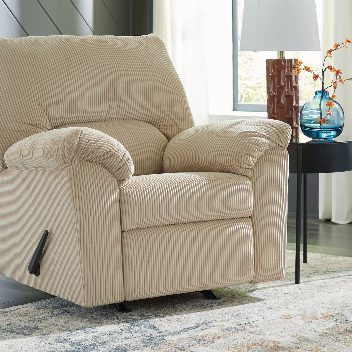 SimpleJoy Sand Recliner – Luna Furniture