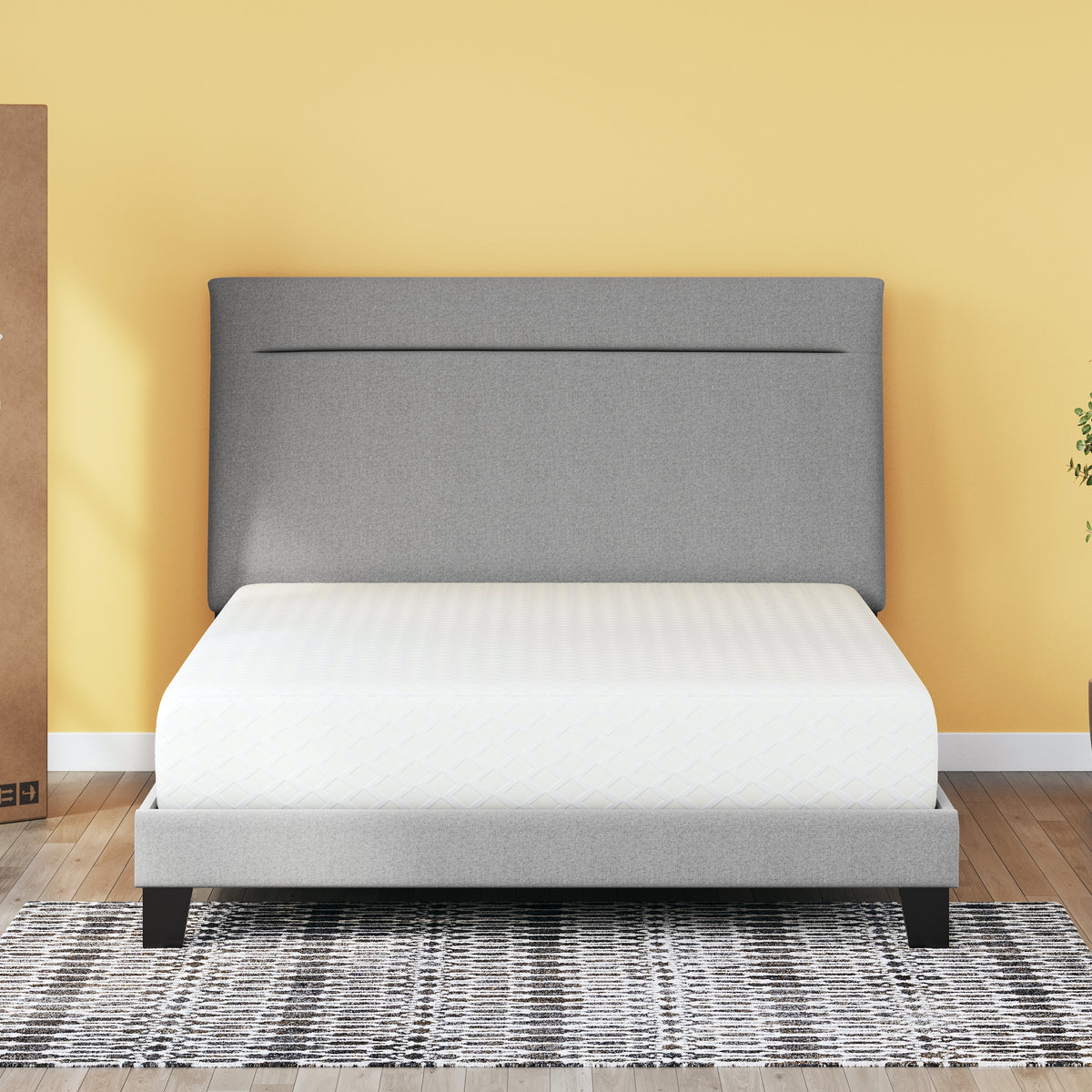 10 Inch Chime Memory Foam White California King Mattress in a Box ...
