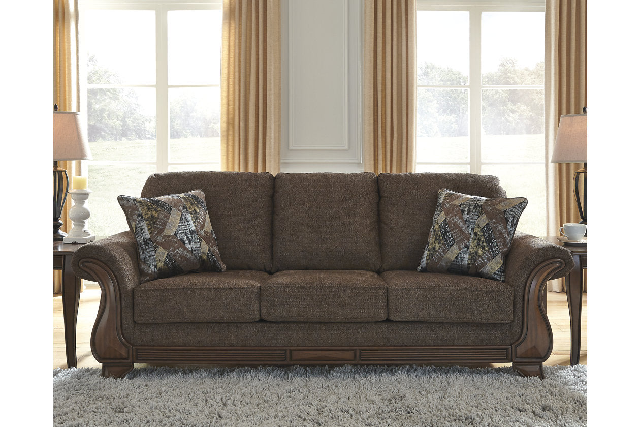 Ashley Sofa With Wood Trim | Cabinets Matttroy
