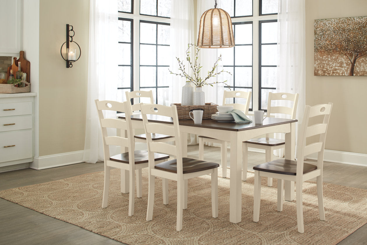 Cream Dining Room Set