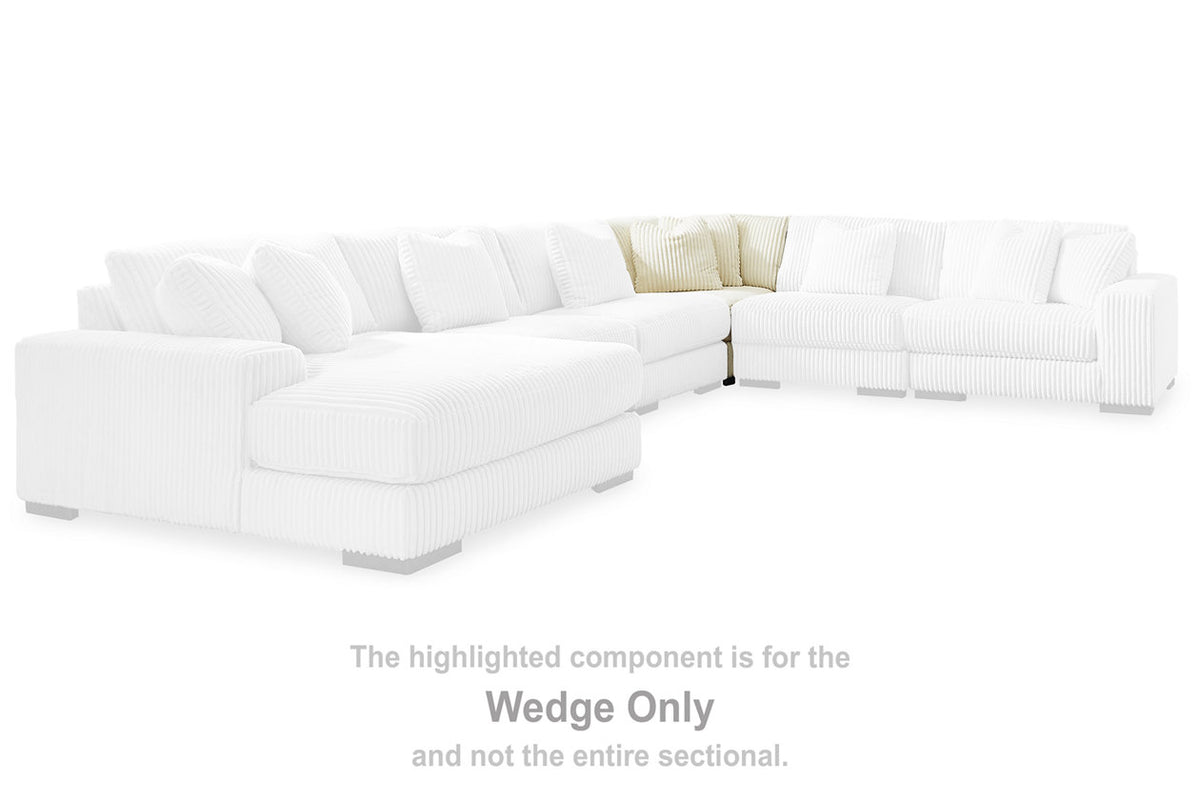 Lindyn Ivory Wedge – Luna Furniture
