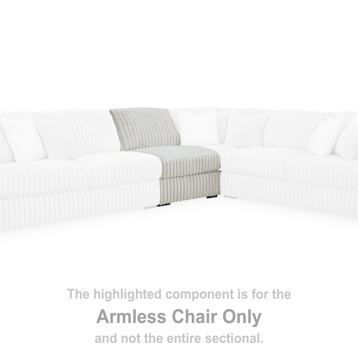 Stupendous Alloy Armless Chair - Luna Furniture