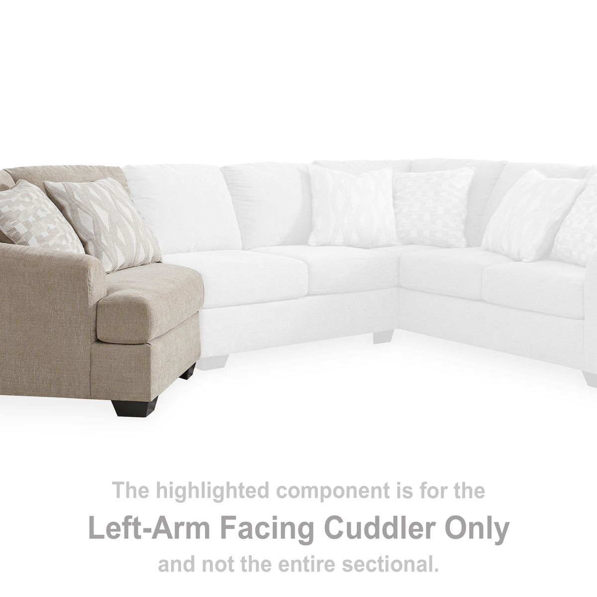 Brogan Bay Cork Left-Arm Facing Cuddler - Luna Furniture