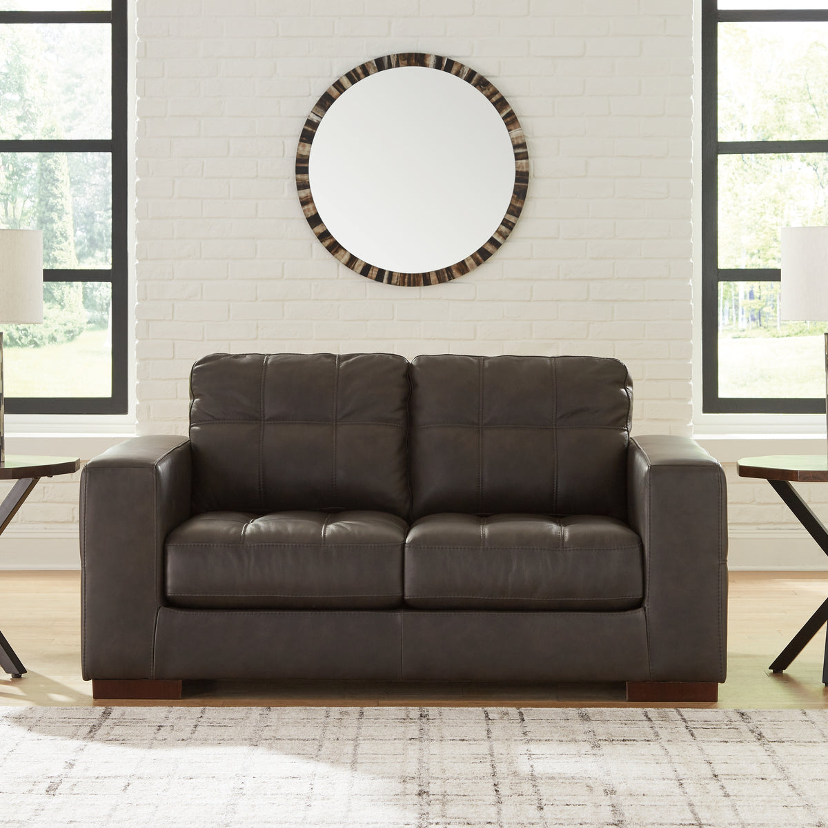 Luigi Thunder Loveseat - Luna Furniture